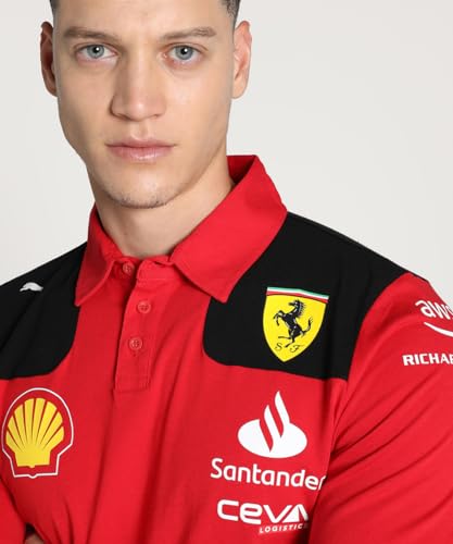 Scuderia Ferrari - 2023 Team Polo - Men - Red - Size: XXL