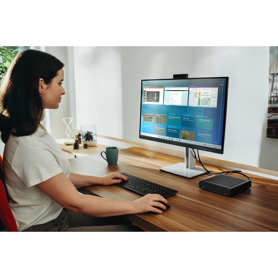 HP EliteDesk 800 G6 Desktop Computer - Intel Core i7 10th Gen i7-10700T Octa-core (8 Core) 2.90 GHz - 16 GB RAM DDR4 SDRAM - 512 GB NVMe M.2 PCI Express SSD - Desktop Mini - Black (Renewed)