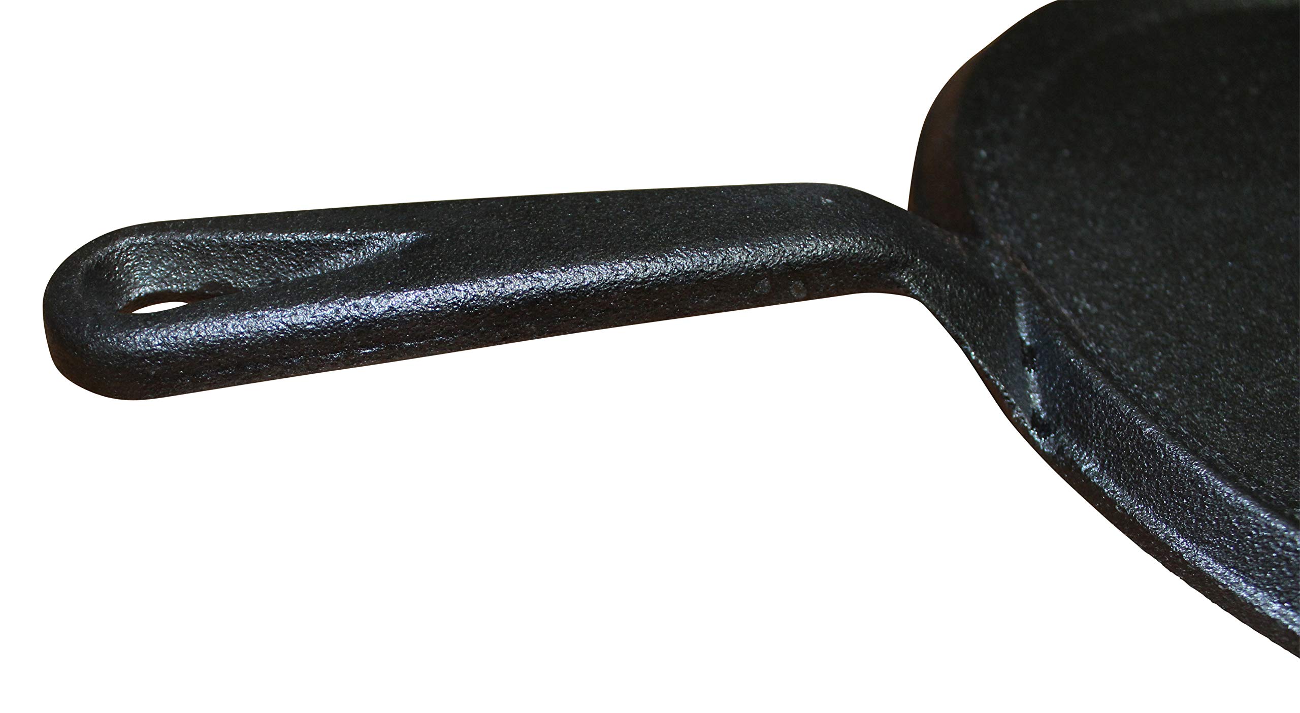 IMUSA USA Preseasoned Cast Iron Comal 9.5-Inch, Black