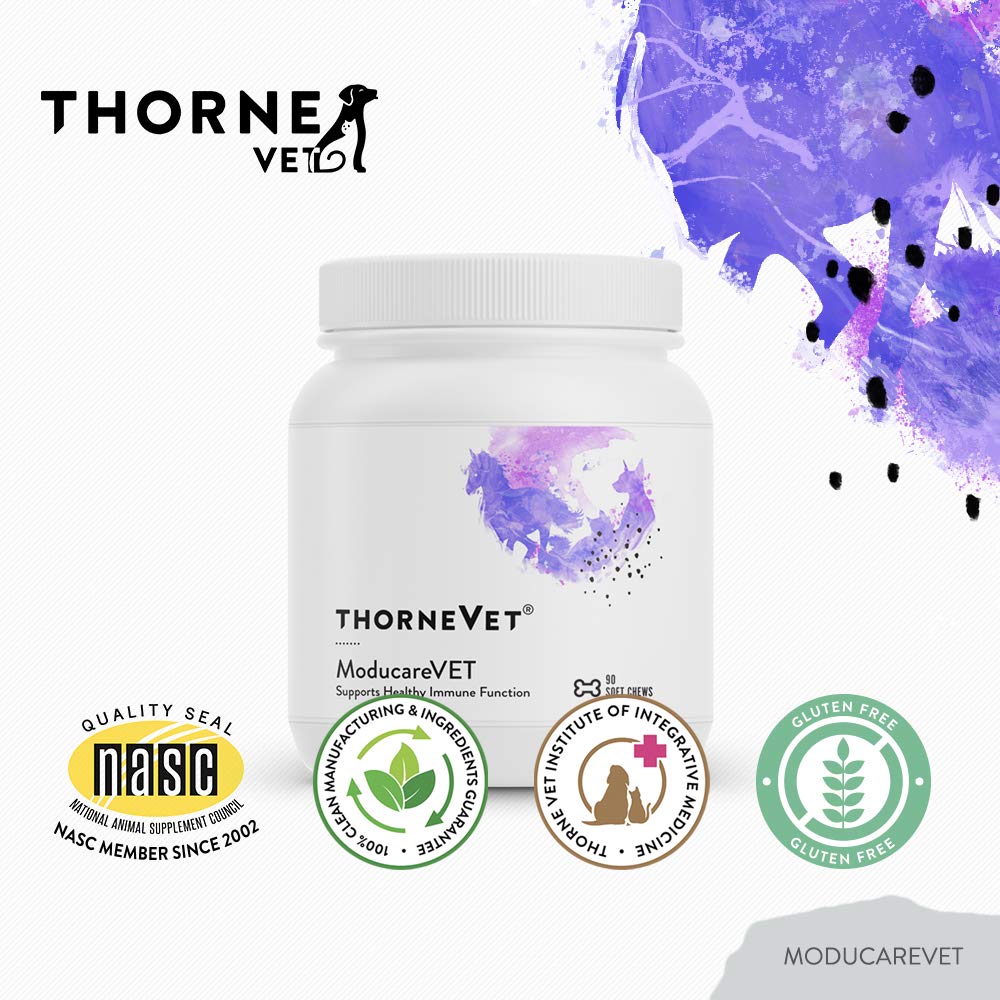 ThorneVet ModucareVET β Immune System Support from Plant Sterols for Dogs, Cats & Horses, 90 Soft Chews