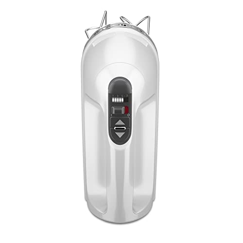 KitchenAid 7-Speed Mixer-KHM7210 Hand Mixer, White and KitchenAid KHMFEB2 Flex Edge Beater Accessory