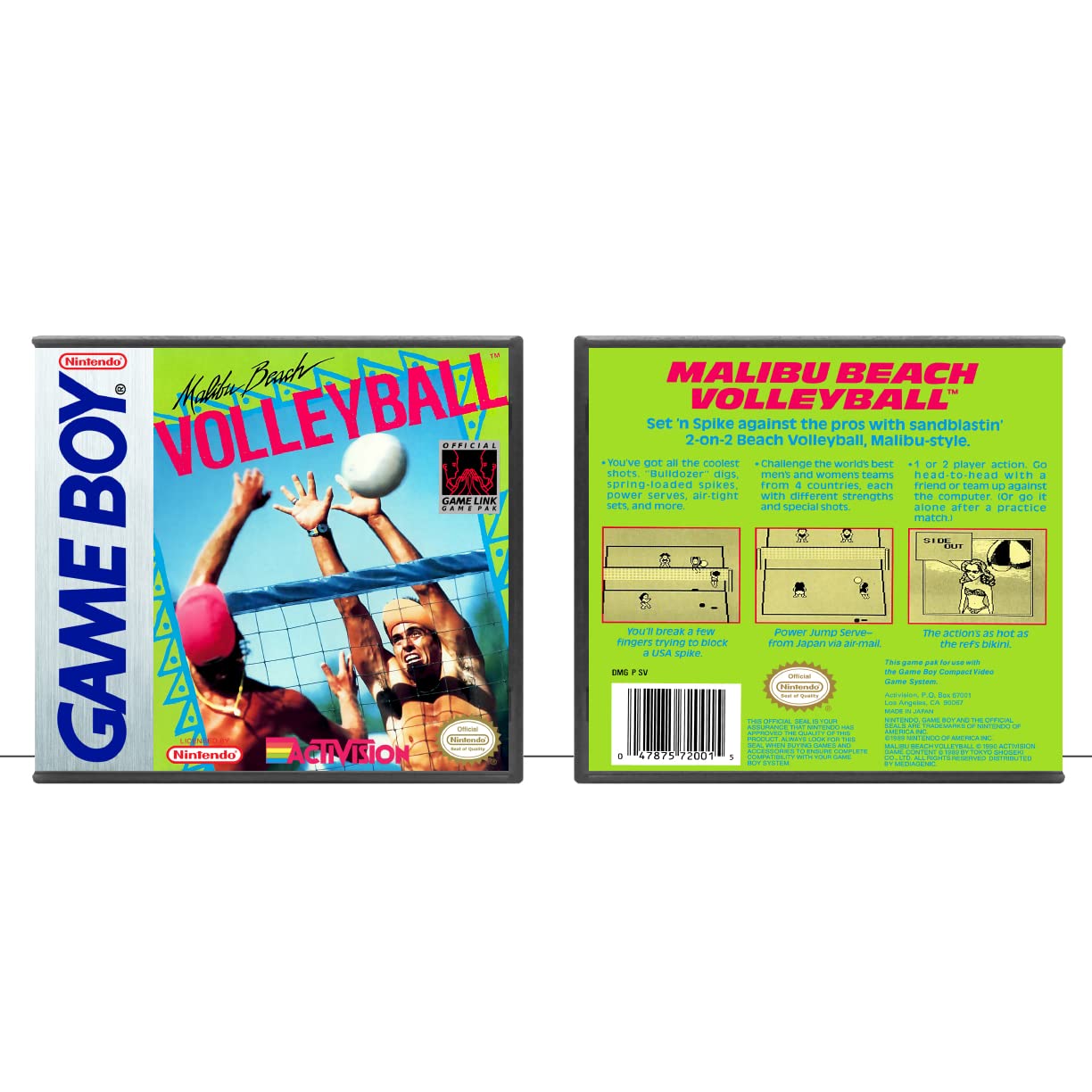 Malibu Beach Volleyball | (GB) Game Boy - Game Case Only - No Game