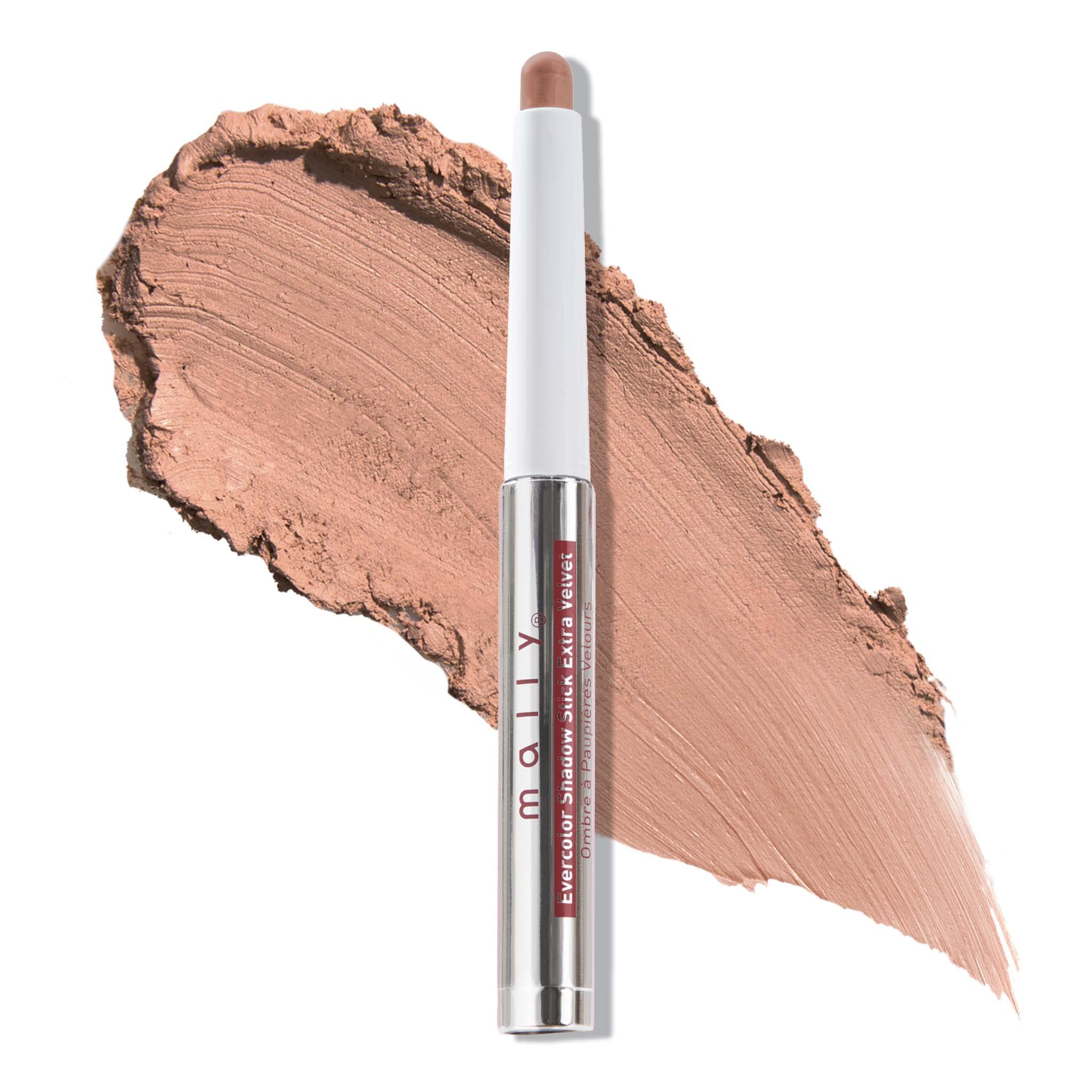 Mally Beauty Evercolor Shadow Stick Extra Velvet, Smudge-proof, Transfer-proof, Crease-proof Eyeshadow Duo - Dune Matte, Umber Brown Shimmer