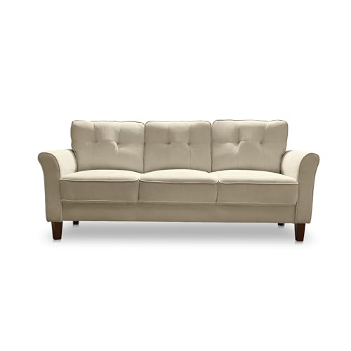 SILKIR Couches for Living Room,78 Inches Comfy Sofa Sofa for Living Room 3 Person Couch for Living Room,Office,and Apartment,Beige