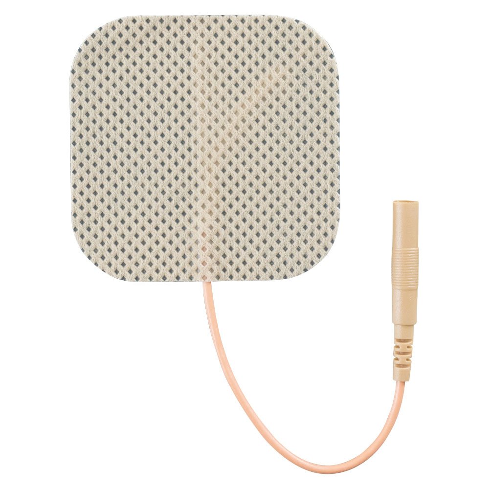 TENS Wired Electrodes Compatible with TENS 7000, Premium Replacement Pads for TENS Units, Discount TENS Brand (2in x 2in, 20 Pack)