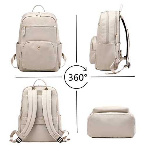 QHRIDS Travel Laptop Backpack 15.6 Inch Anti Theft Work Laptop Bag Large College Water Resistant Casual Daypacks Business Hiking Computer Backpacks for Women