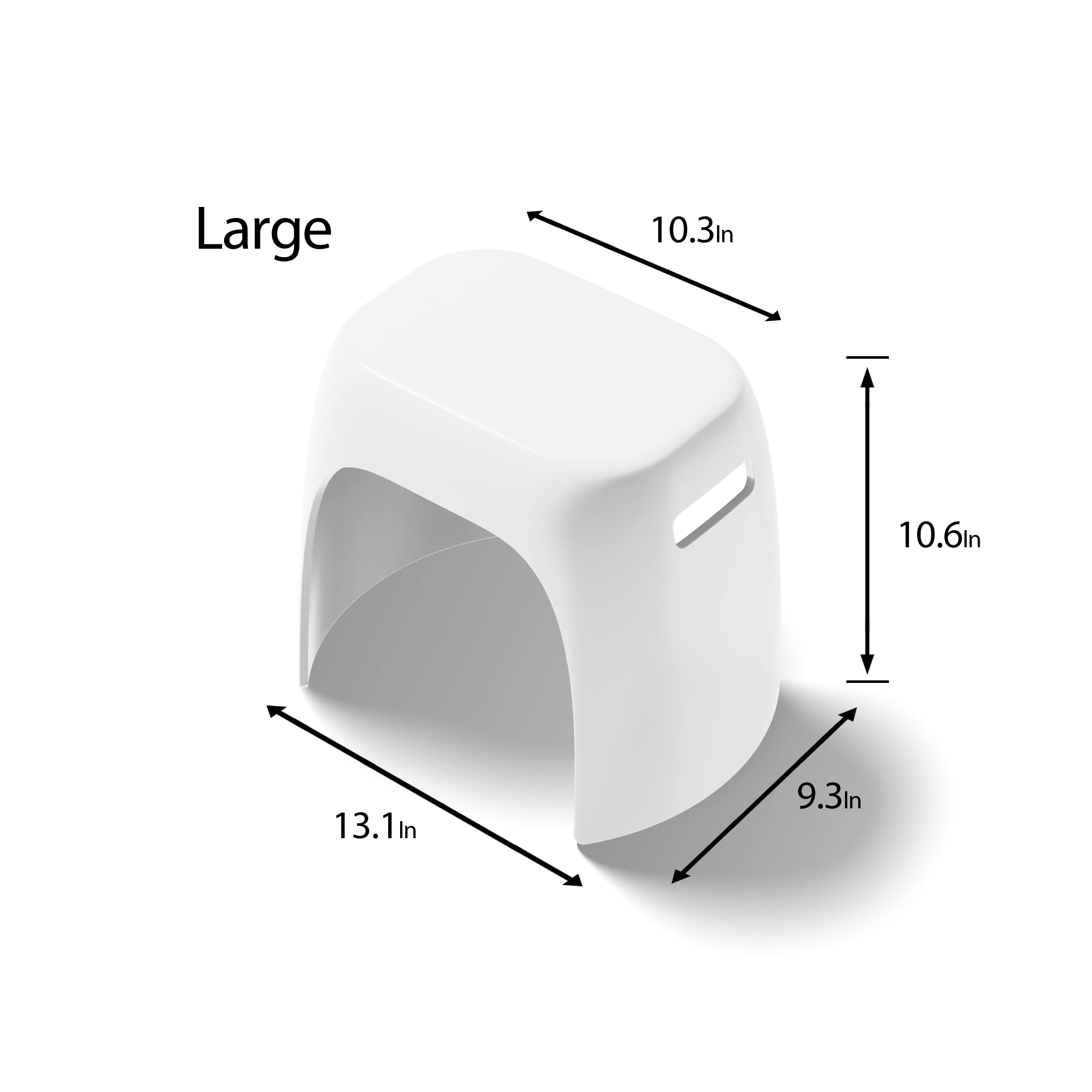 Orange/White Step Stool (Blue White)