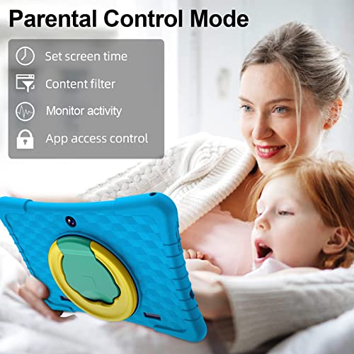 Kids Tablet, 10 inch Tablet for Kids 64GB ROM+512GB Expand Android Tablets, Tablet APP Preinstalled & Parent Control Kids Education with WiFi, 8000mAh batery, Dual Camera, Netflix, YouTube