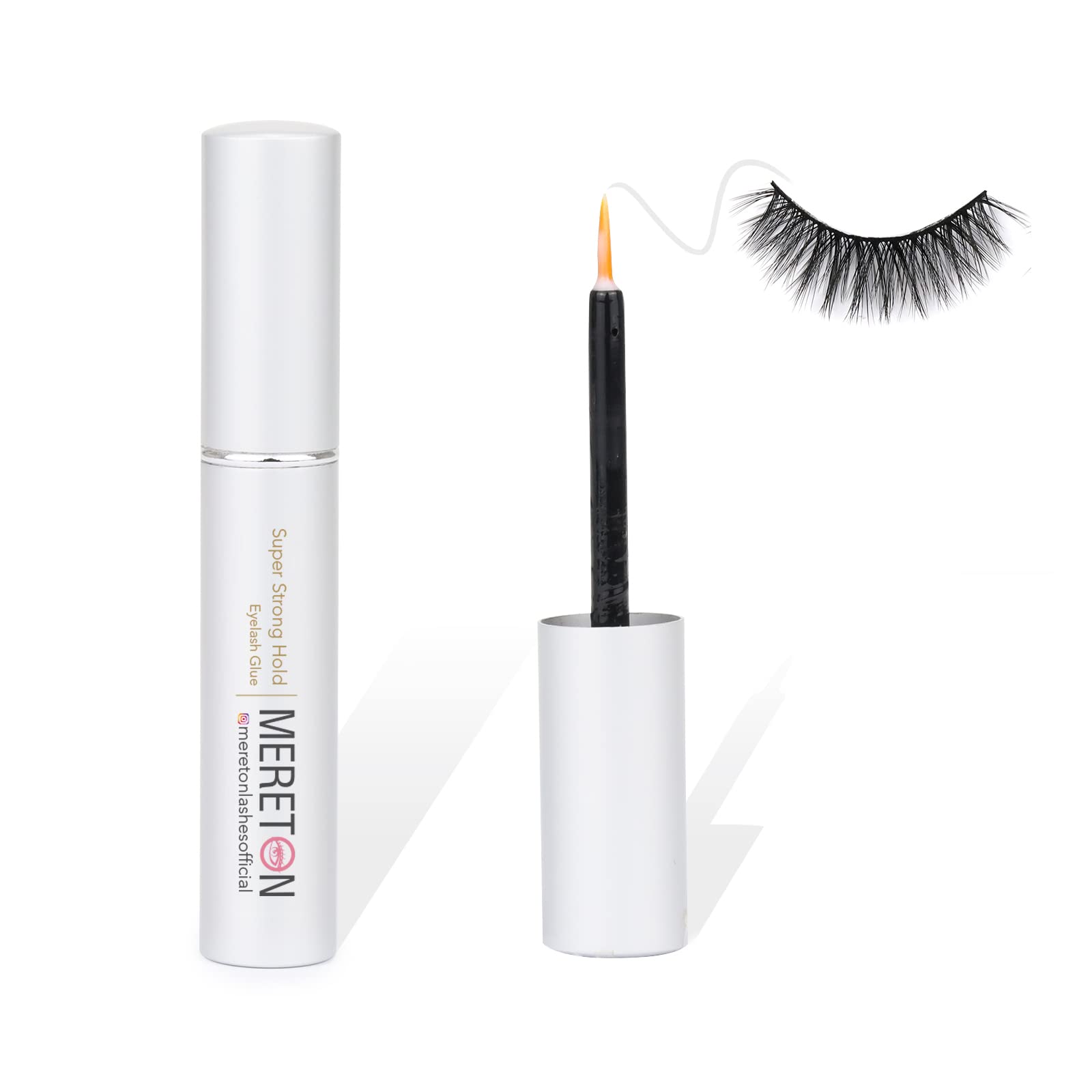 MERETON False Eyelash Glue and Manga Lashes Individual Anime Lash Clusters