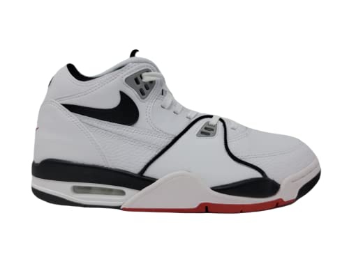 Nike Air Flight 89 Men's Basketball Shoes, White/Black-Lt Smokey Grey, 8.5 M US