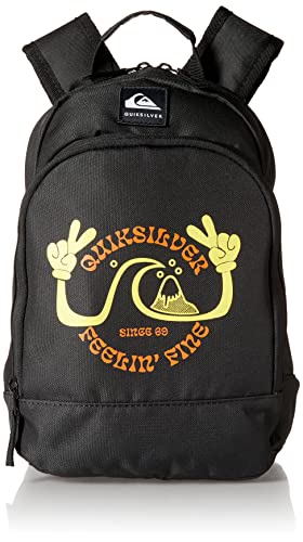 Quiksilver Boys' Chompine Everyday Backpack, Black/RED, 1SZ