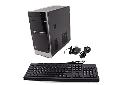 HP Pavilion 4th Gen Intel Core i3-4130 Desktop Computer, 4GB RAM, 1TB HDD, Intel HD Graphics 4400, Windows 8.1