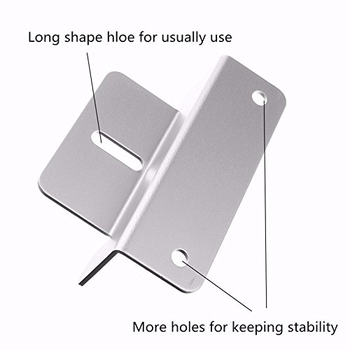 NUZAMAS [Upgraded 2 Set of Z Brackets Solar Panel Mounting Kits Sets for RV Boat Car Truck Caravan Home Mounted Off Grid Roof (Total 8 Units)