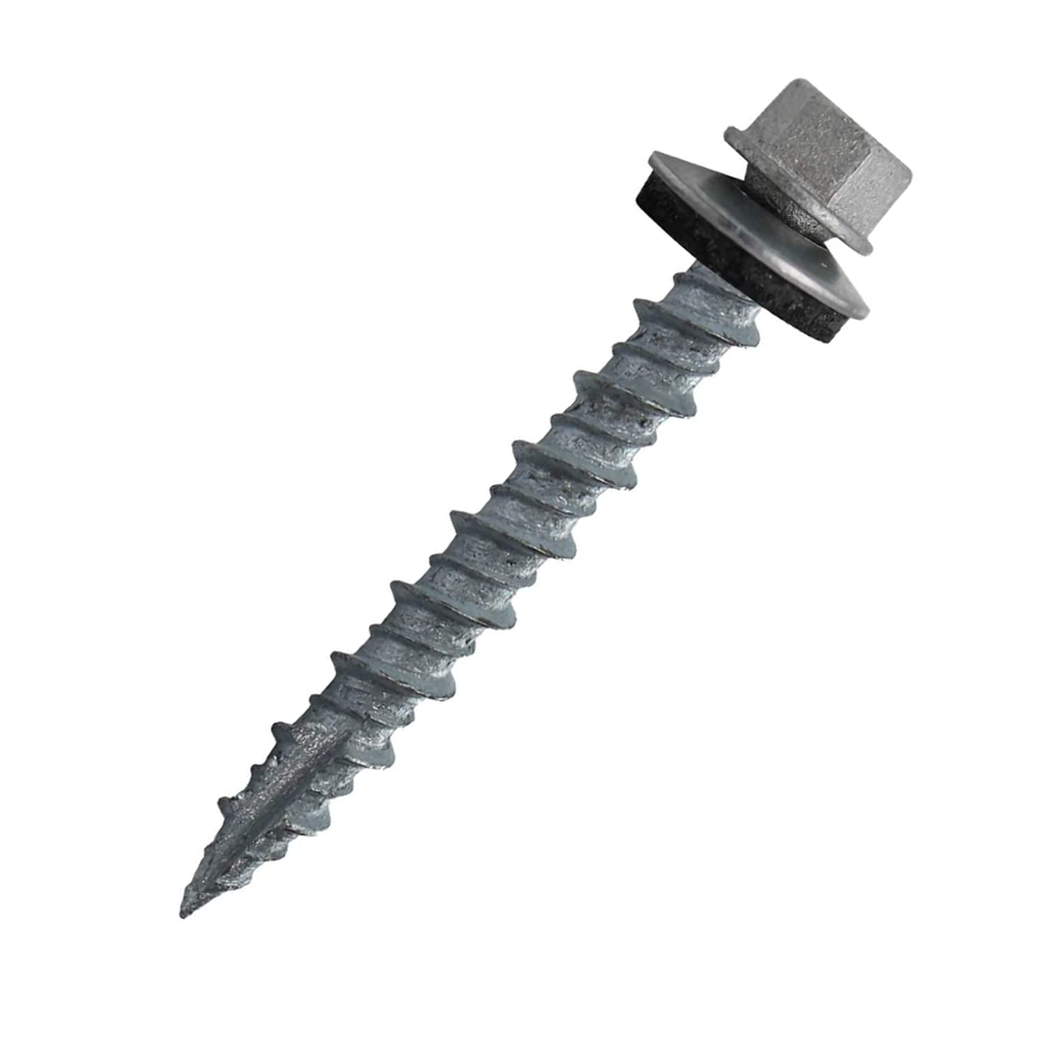 Metal Roofing Screws: (1000) #10-15 x 1.5. Self Starting Hex Head. EPDM Washer (No Paint)