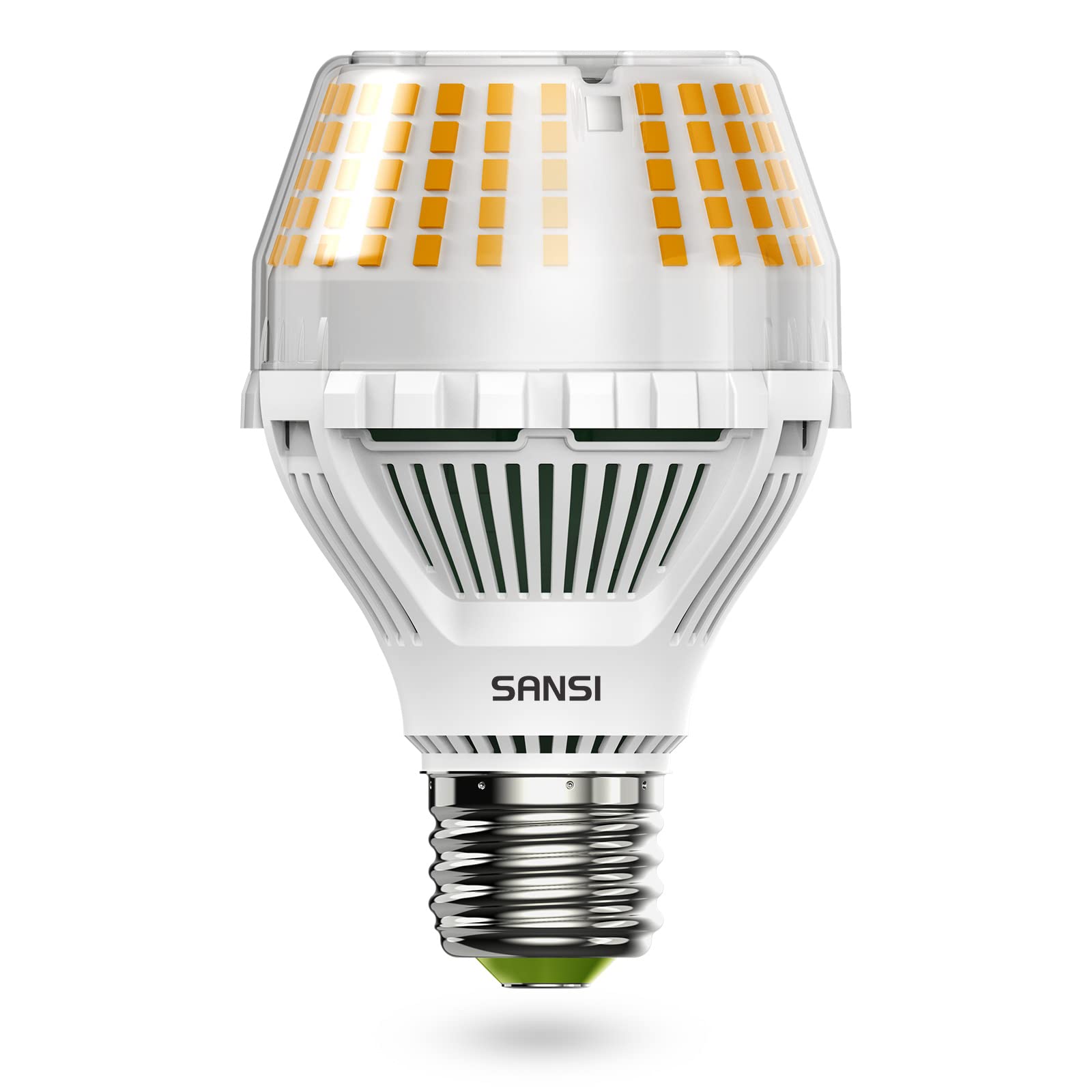SANSI Dimmable LED Light Bulb 250 Watt Equivalent, 3000K Soft Warm White 4000 Lumens E26 A21 LED Light Bulbs 2 Pack, 22-Year Lifetime, 27W Power Energy Saving Light Bulb for Home Office