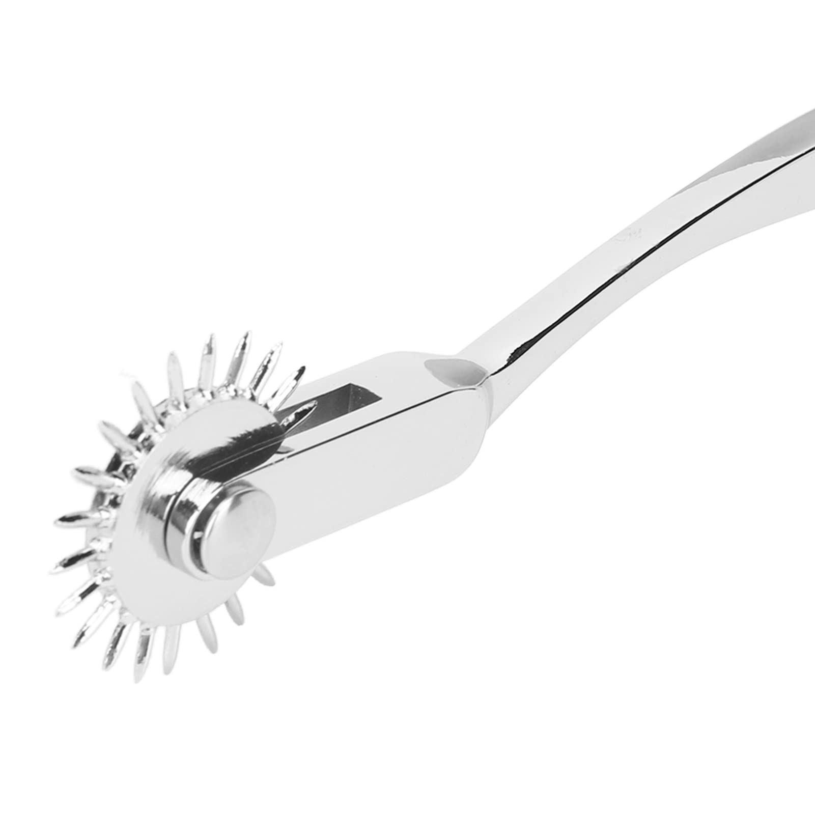 Neuro Pinwheel, 22 Metal Spikes Portable Rolling Fan Wartenberg Pinwheel Lightweight for Acupuncture Point Puncture