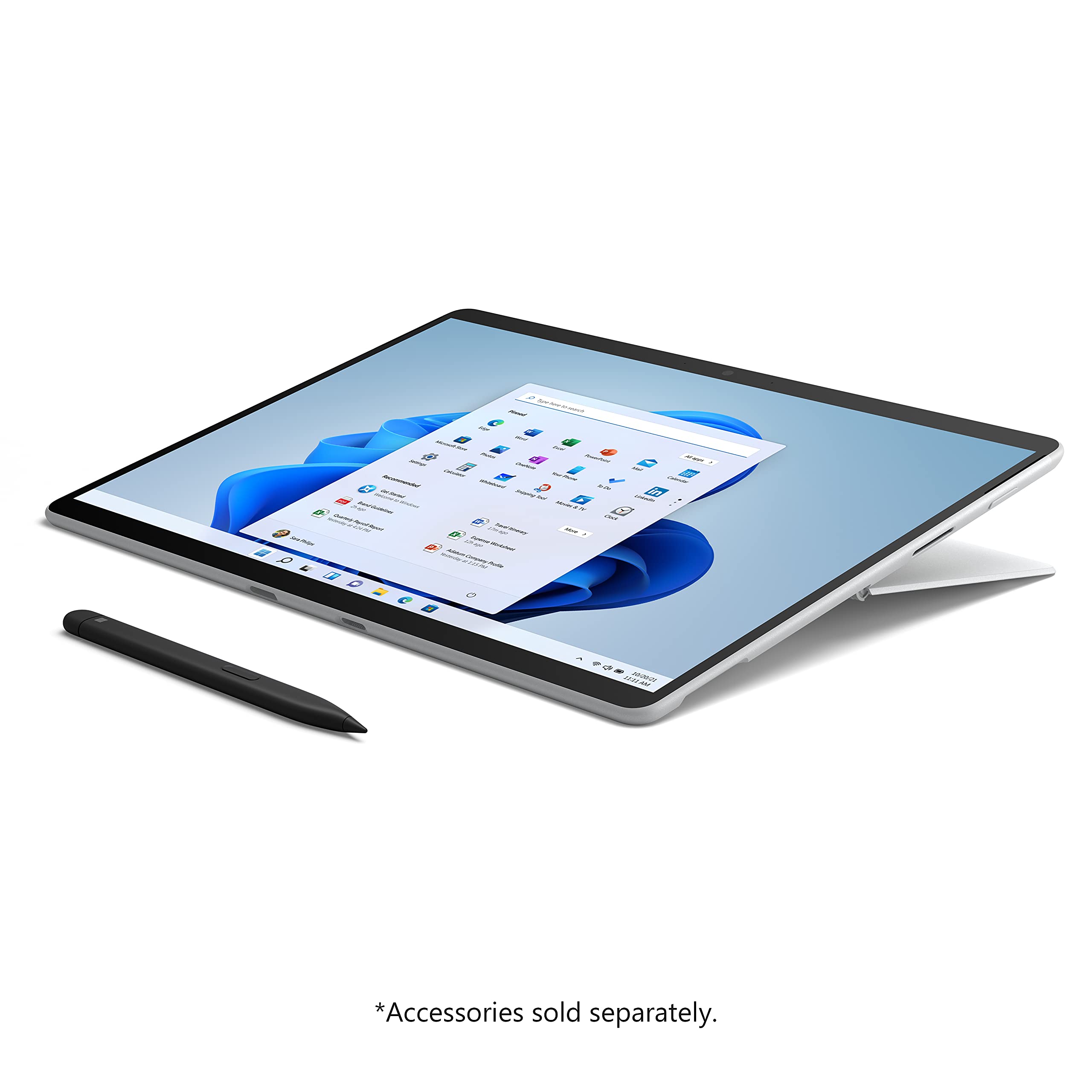 Microsoft Surface Pro X - 13" Touchscreen - Microsoft SQ® 2 - 16GB Memory - 512GB SSD - WiFi - Platinum (Latest Model) (Renewed)