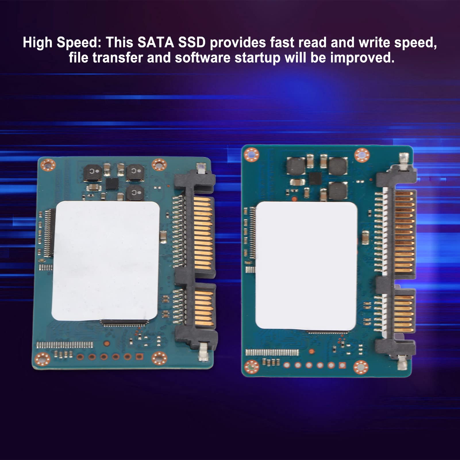 Naroote Laptop SSD, SATA SSD 2Pcs Stable High Speed for Data
