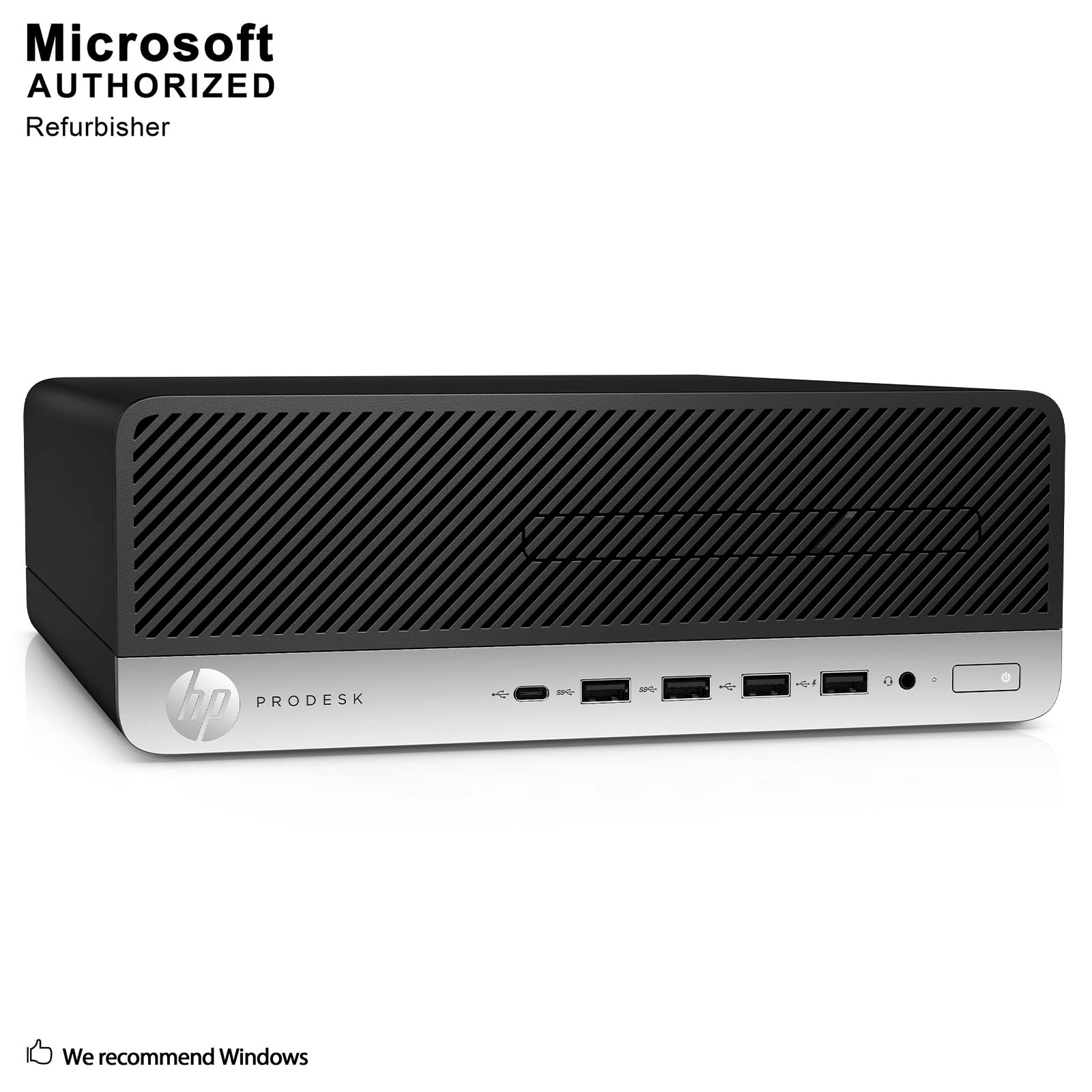 HP ProDesk 600 G3 Small Form Factor Business Desktop PC Computer - Intel i5-7500 - 8GB Memory - 256GB SSD - DVDRW - Windows 10 PRO 64-Bit (Renewed)