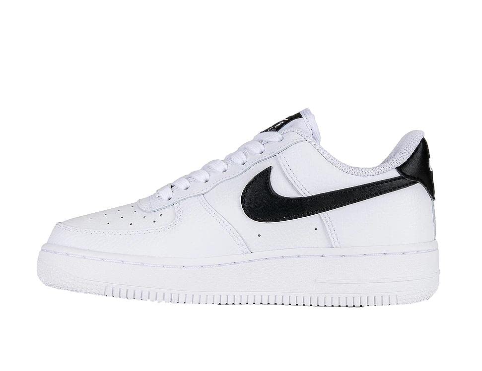 Nike Womens WMNS Air Force 1 '07 OG BLK,White Women Size 6.5