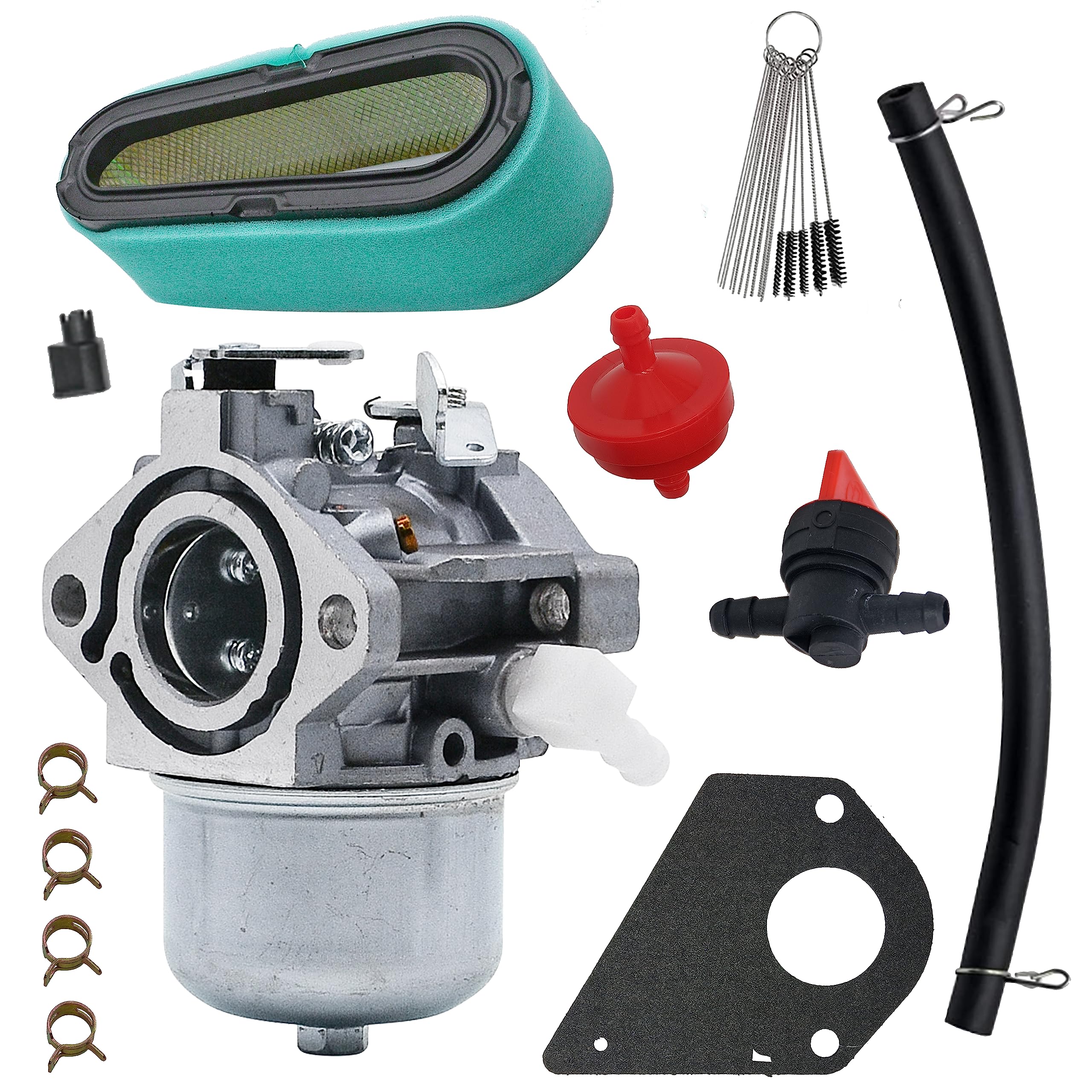 Lanigram 692684 Carburetor Fit for 494881 494883 494894 495778 495782 495784 497581 499074 499158 696461 697594 compatibility 194702 195707 176432 254707 286702 With Air Filter
