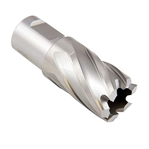 MaxTool 1-5/8"x1" Annular Cutters 41mmx25mm Magnetic Core Drills Slug Cutter HSS M2 High Speed Steel 1" Deep Weldon Shank; ANW02W1R140