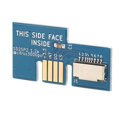 Microcontroller Board for Raspberry Pi Pico, Dual Core 264KB ARM Cortex M0+Processor with SD2SP2 SDLoad SDL Adapter (Blue)
