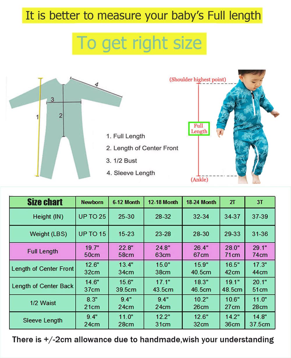 Nytabbe Baby Swimsuit Boy with Hat 6-12 Months Long Sleeve One Piece Full Body Rash Guard Easy Diaper Change UPF 50+ Sun Protection