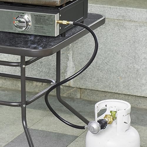 SHINESTAR Propane Adapter Hose and Regulator for Blackstone 17 & 22 Inch Flat Top Griddle, Switch to 20 lb Tank, Extends Up To 3 Feet, 5471