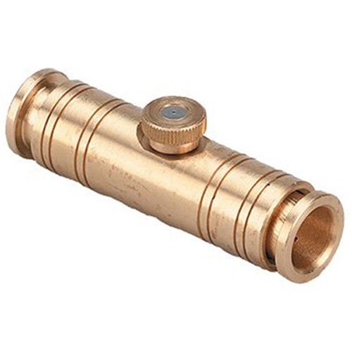 Orbit 3 Pack 3/8 Foot Brass Slip-Lok Mist Tubing Tee with Nozzle