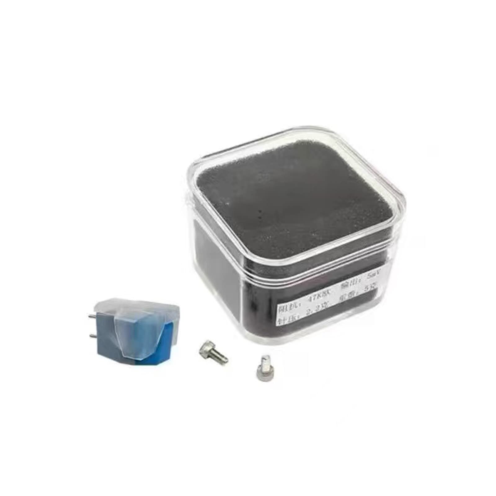 MM Moving Magnet Phono Cartridge with Stylus Diamond Tip Standard Mount for Most Turntable Record Player (Blue)