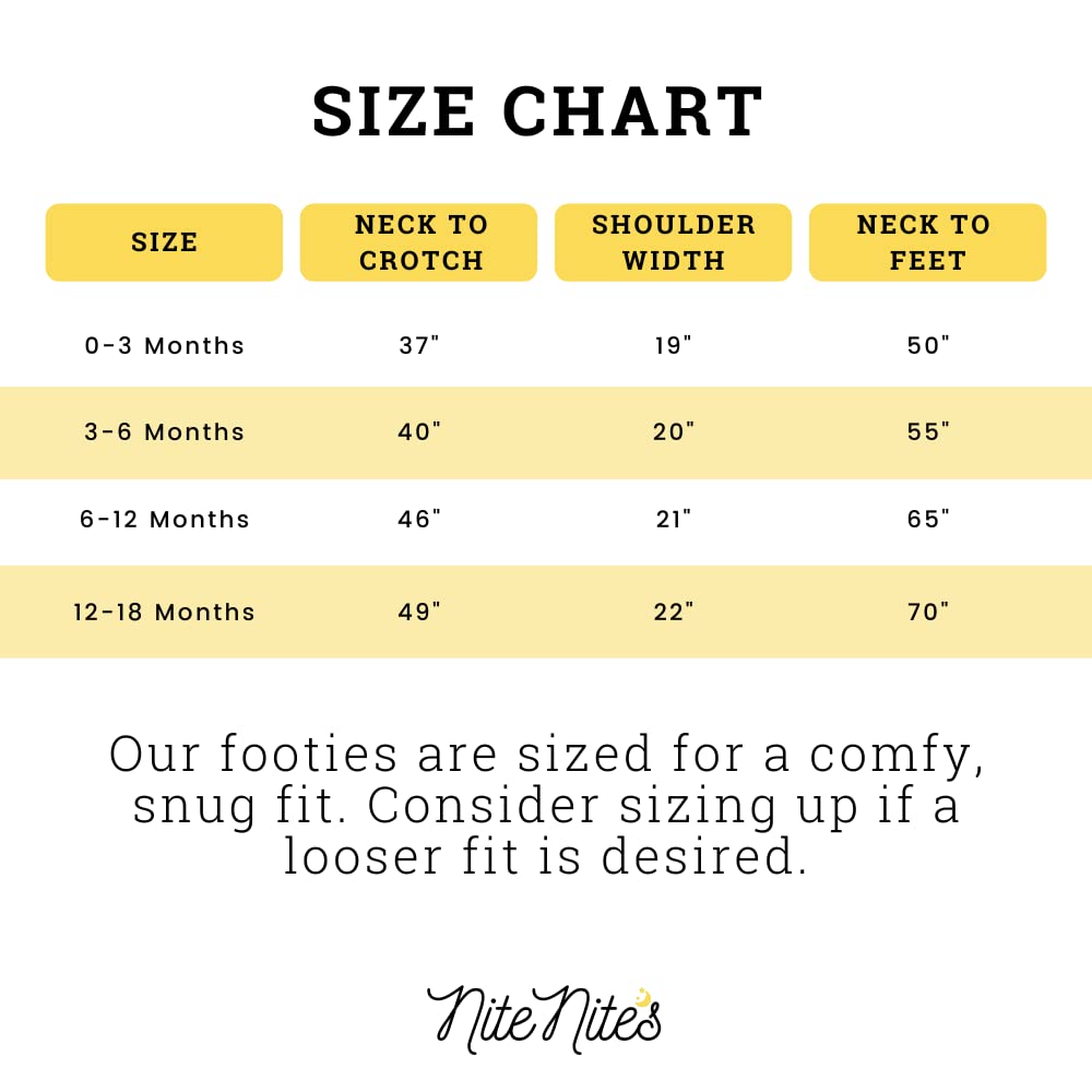 Nite Nites Baby Bamboo Viscose Footie Romper | Soft Spandex and Rayon Material with Convertible Footies, Mittens & Dual Zipper | 6-12M, Lavender