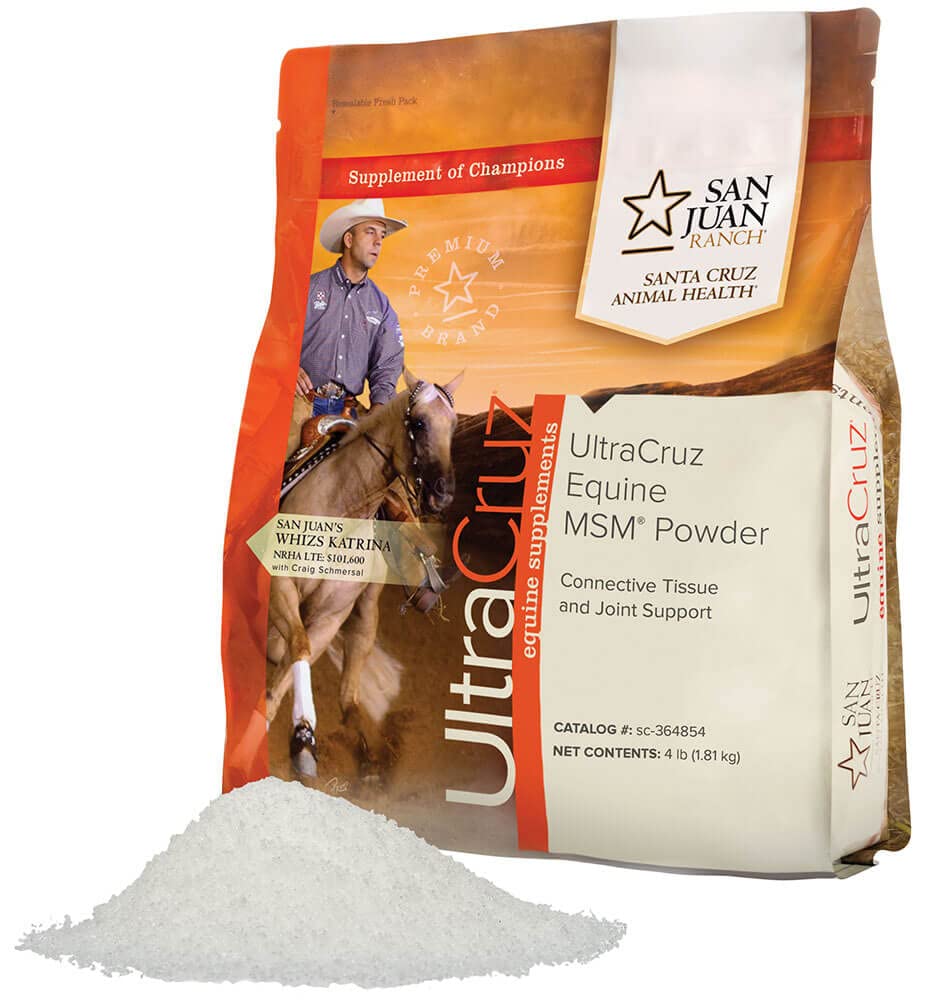 UltraCruz-sc-364854 Equine Horse MSM Joint Supplement, 4 lb, Powder (86 Day Supply)