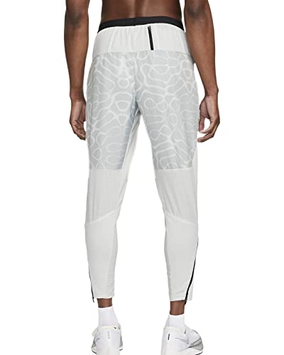 Nike Men's Phenom Elite Woven Graphic Running Pants (as1, Alpha, x_l, Regular, Regular, Light Smoke Grey)