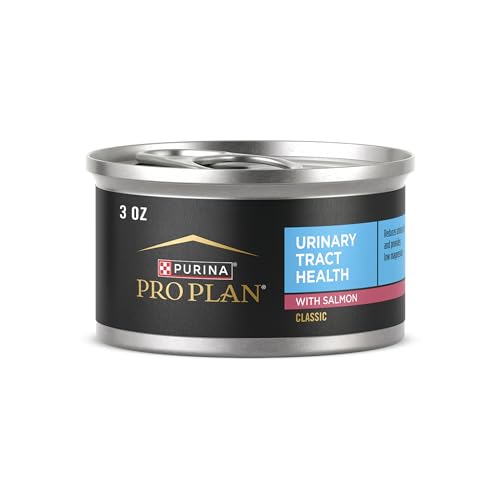 Purina Pro Plan Urinary Tract Health With Salmon Classic Wet Cat Food Pate - (Pack of 24) 3 oz. Pull-Top Cans