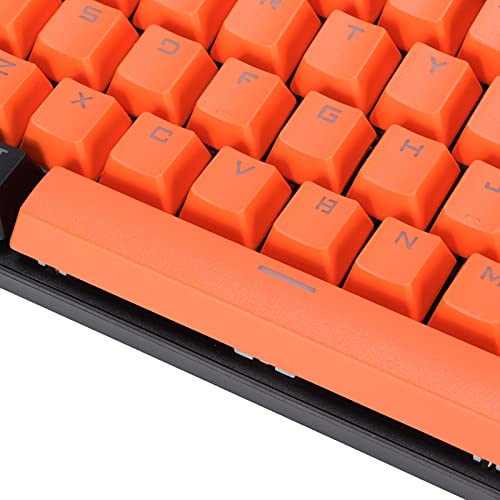 Mechanical Keyboard, Blue Switch Two‑Tone Keycap, Ergonomic Design, Portable 87 Keys Gaming Keyboard, for Desktop Computer PC Games Office