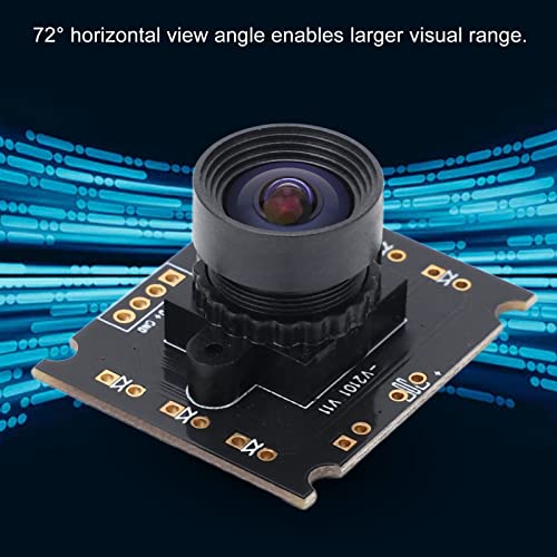 Mxzzand Mini Camera Board, 72° Field of View Camera Module Manual Focus Driver Free 640x480 30FPS for Recognition