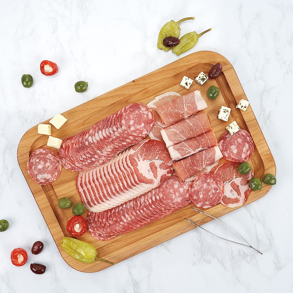 Initial Personalized Red Alder Wooden Cutting Board - Custom Engraved 11 x 16-Inch, Chopping and Serving Boards, Wedding and Housewarming Gifts, Add Initial and Last Name, by Lillian Vernon