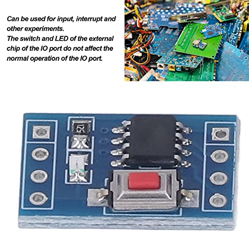 Microcontroller Board, Wide Application MCU Development Module STC15W204S 4 Sets PCB Stable Output Good Control for Experiment