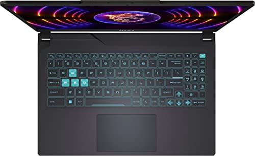 MSI Cyborg 15 Gaming Laptop 15.6" FHD IPS 144Hz Display 12th Generation Intel 10-core i7-12650H Processor 16GB RAM 1TB SSD GeForce RTX 4060 8GB Graphics Backlit Keyboard USB-C Win11 Black + HDMI Cable
