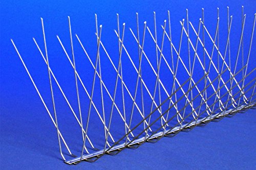 Nixalite Stainless Steel Bird Spikes E-Spike (8 Ft. (4-2 Ft. Strips))