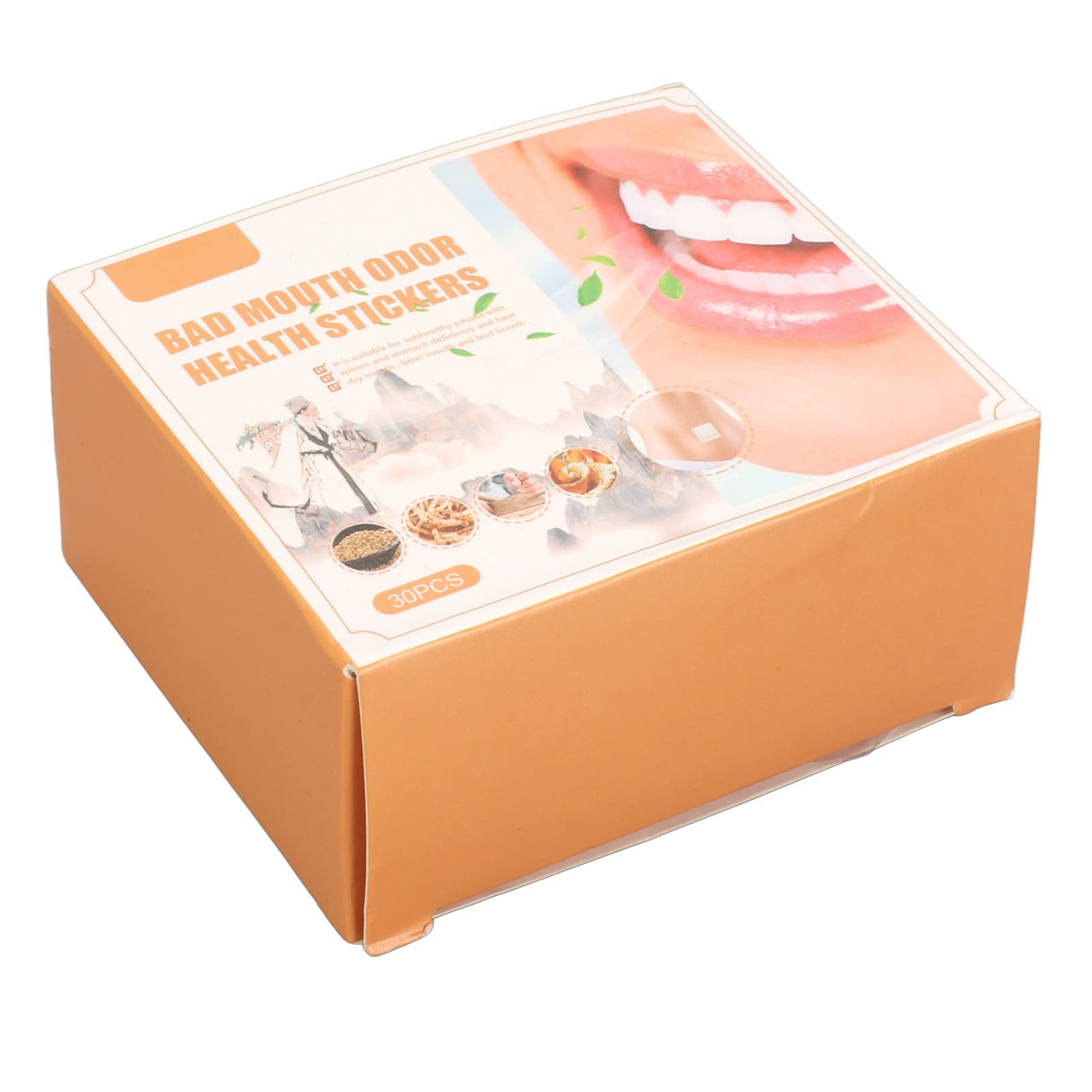 Mouth Navel Sticker, Mouth Clear Belly Paste 60pcs for Dry Mouth for Subhealtny People