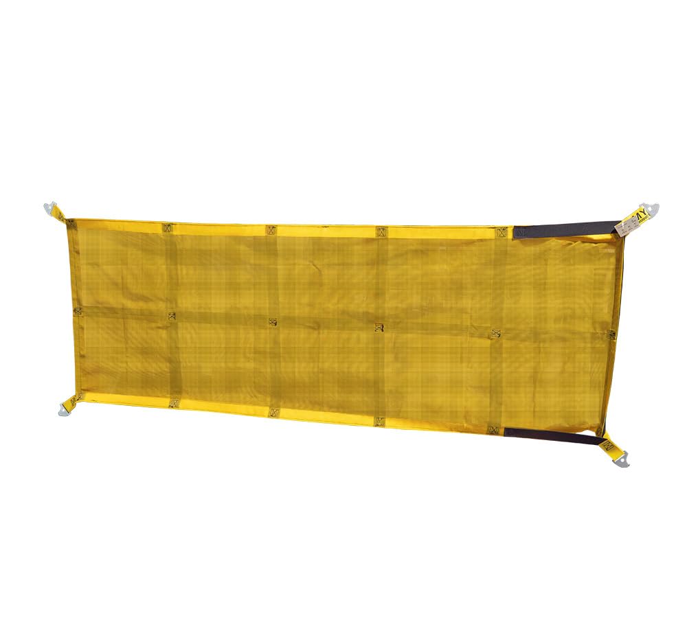 Mytee Products 2"x98.5" Pallet Rack Safety Nets for 8 ft Pallet Bays - 2400 lbs Breaking Strength Rack Safety Netting for Holding Pallets in Place - Warehouse Storage Shelving Accessories