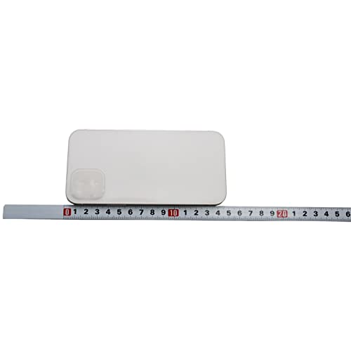 Meichoon Self-Adhesive Measuring Tape Sticky Steel Ruler Tape 1/2 x 16 ft, 5 m Left-Right Reading DC713