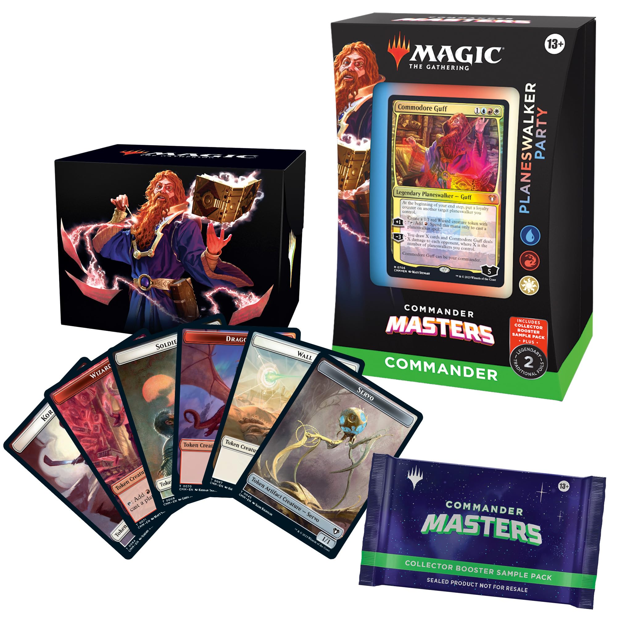 Magic: The Gathering Commander Masters Commander Deck Bundle β Includes Set of 4 Decks (1 Eldrazi Unbound, 1 Enduring Enchantments, 1 Planeswalker Party, and 1 Sliver Swarm)