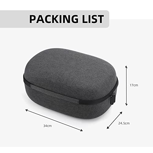 MagiDeal Portable Travel Storage Bag for VR2 Gaming Headset and Touch Controllers Accessories Size 34x24.5x17cm Durable Waterproof