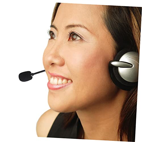 KOMBIUDA 3pcs Portable mic Little Microphone Straight Cutting Microphone Home Office Microphone Computer Microphone lavalier mic Phones Microphone Condenser Microphone Mini Sound Card