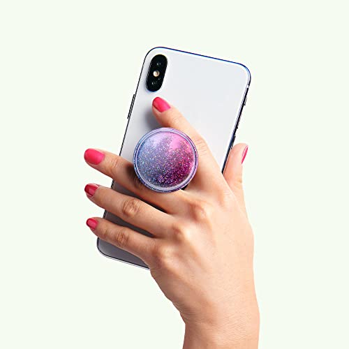 PopSockets Phone Grip with Expanding Kickstand, PopSockets for Phone, Tidepool PopGrip - Glitter Ombre