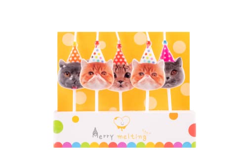 Merrymelting Merry Melting Birthday Candle for Cake Topper (cat Birthday Candle)