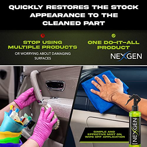 Nexgen Interior Cleaner — All Purpose Cleaner For Car Detailing, Interior Car Cleaner, Car Dashboard Cleaner — Mist On Wipe Off Solution for All Interior Surfaces (16oz)